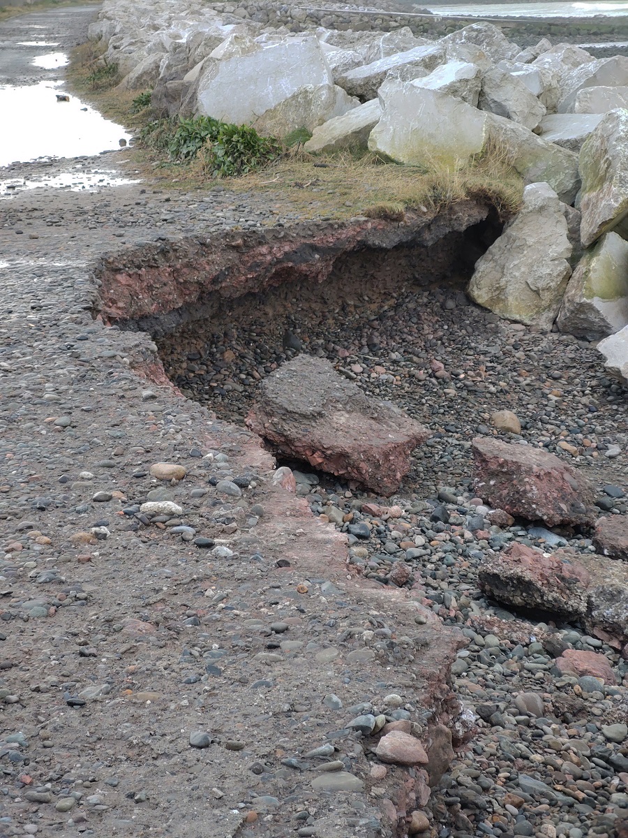 Damage to Earnsy Bay path after storm Ciara 9th Feb 2020.3 – Copy ...